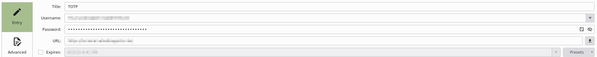 Select TOTP Field Reference in {REF: @ : } Sequence Input forms · Issue #6782 · keepassxreboot ...