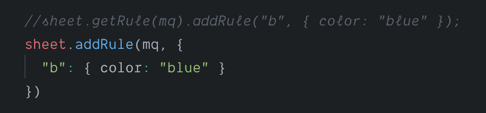 [core] Sheet Addrule With Media Query After Attachment · Issue 1038 · Cssinjs Jss · Github