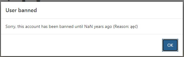 User banned template needs updating · Issue #8973 · NodeBB/NodeBB · GitHub