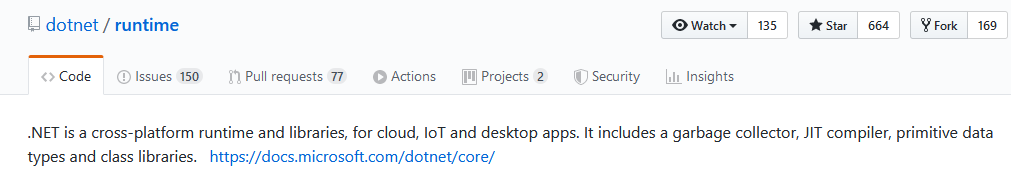 Fix grammar for the repository description · Issue #629 · dotnet/runtime · GitHub