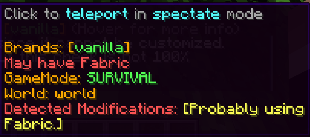 Improve Server Spoof Still Detected By Wraith Anticheat As Non Vanilla · Issue 3296 