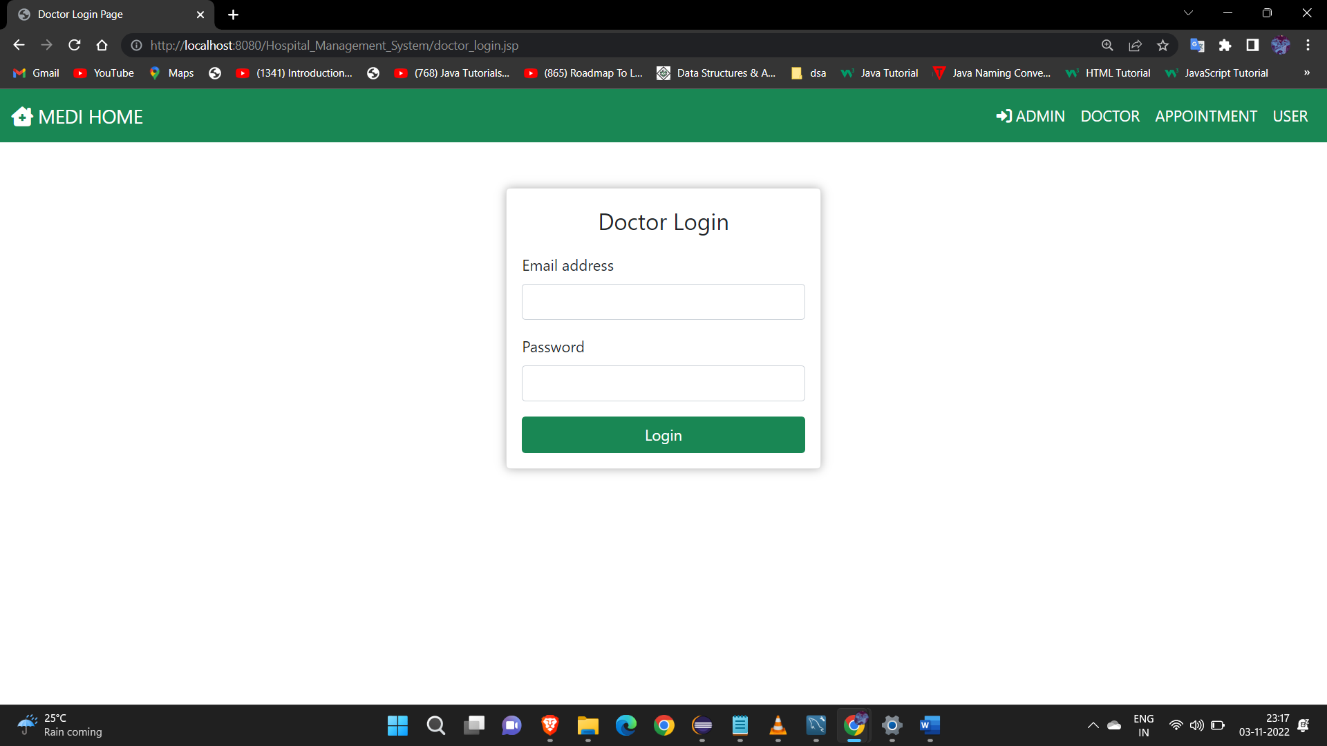 GitHub - yadavDilip7/Hospital-Management-System: This website is made ...