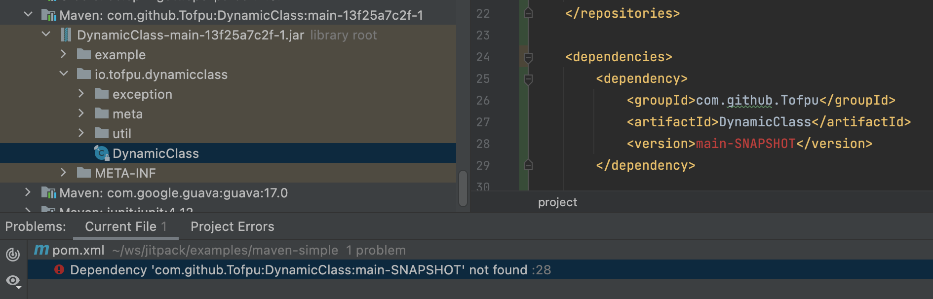 main-SNAPSHOT not working with Maven · Issue #4933 · jitpack/jitpack.io · GitHub