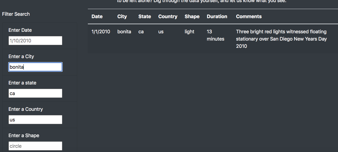 GitHub - Madeye24/UFOs: Java Script