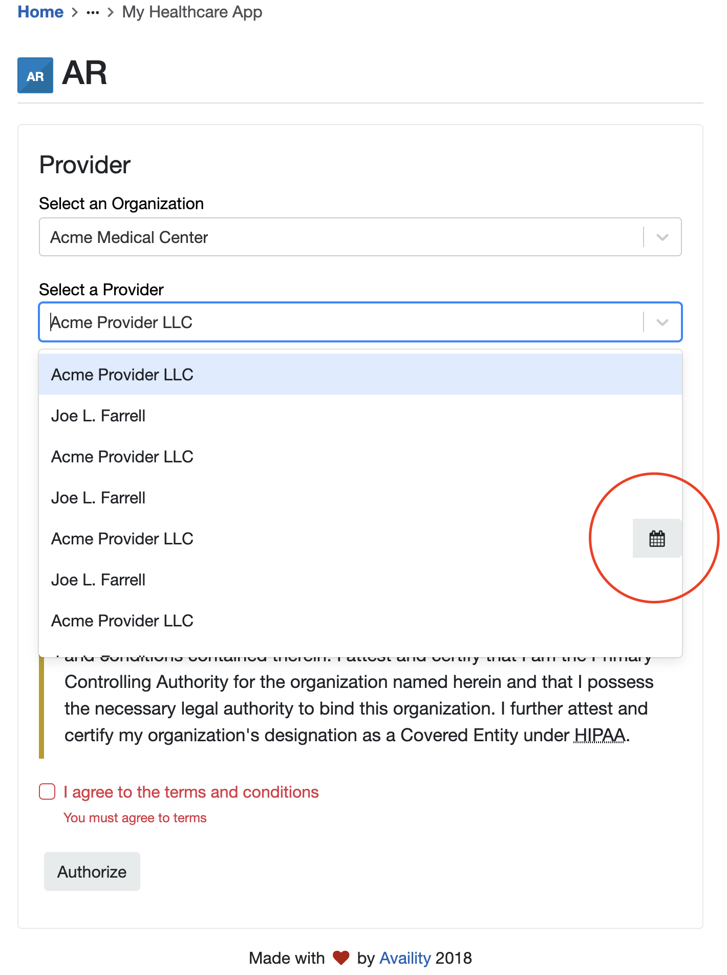 Calendar icon overlaps dropdown - React · Issue #222 · Availity/availity-workflow · GitHub