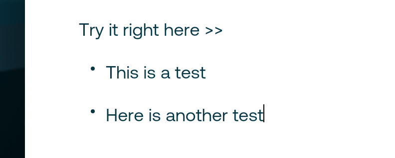 Bullet point in unnumbered list is not vertically centered · Issue #338 ...
