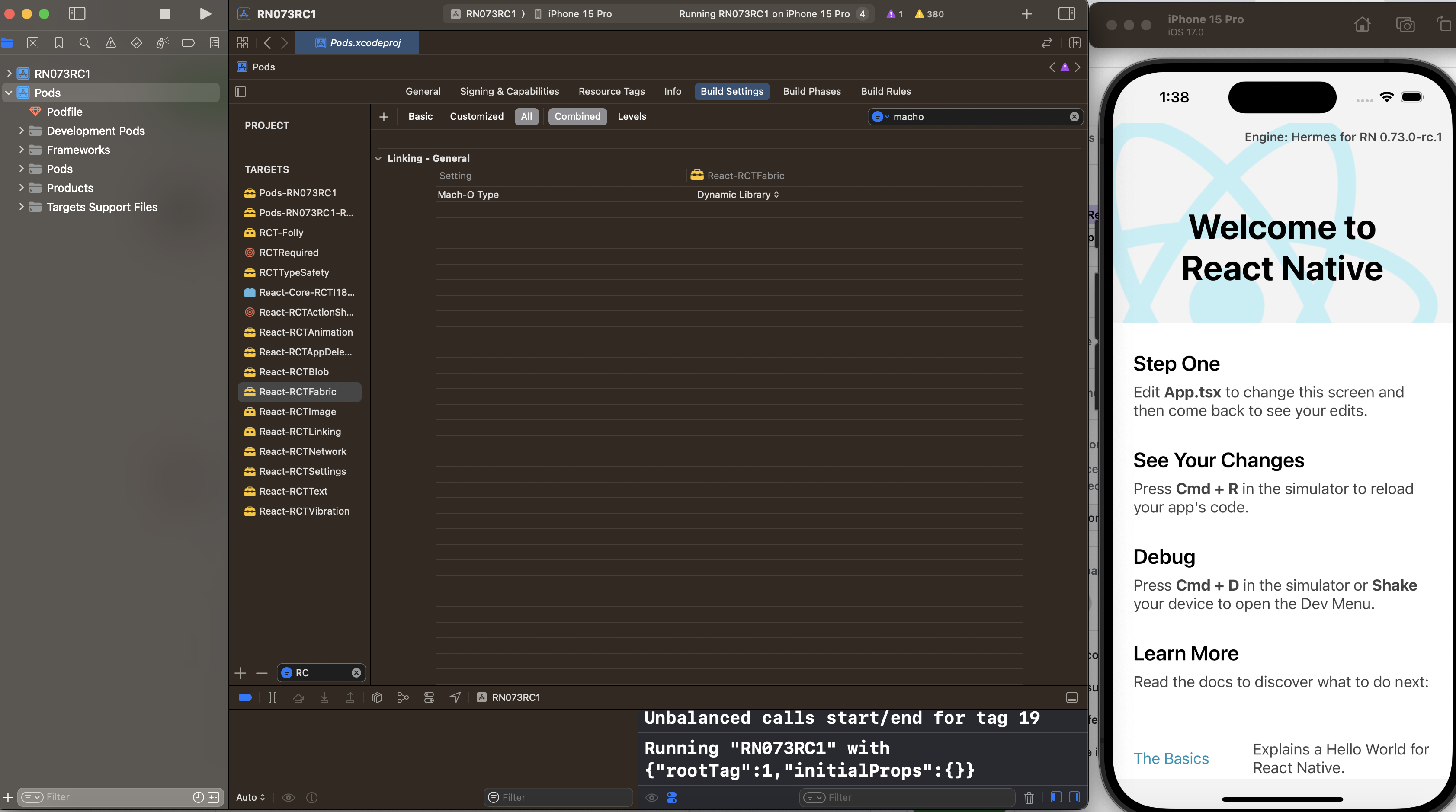 App Crashes With `dyld 38734 Symbol Not Found In Flat Namespace Jumpfcontext` With `use