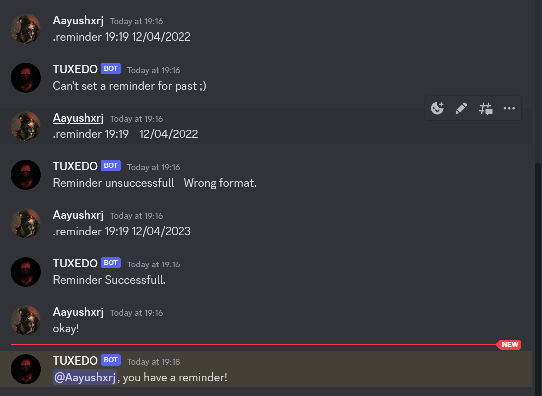 GitHub - aayushxrj/ChatBot-TUXEDO: Discord chatbot integrated with OpenAI's GPT-3 API