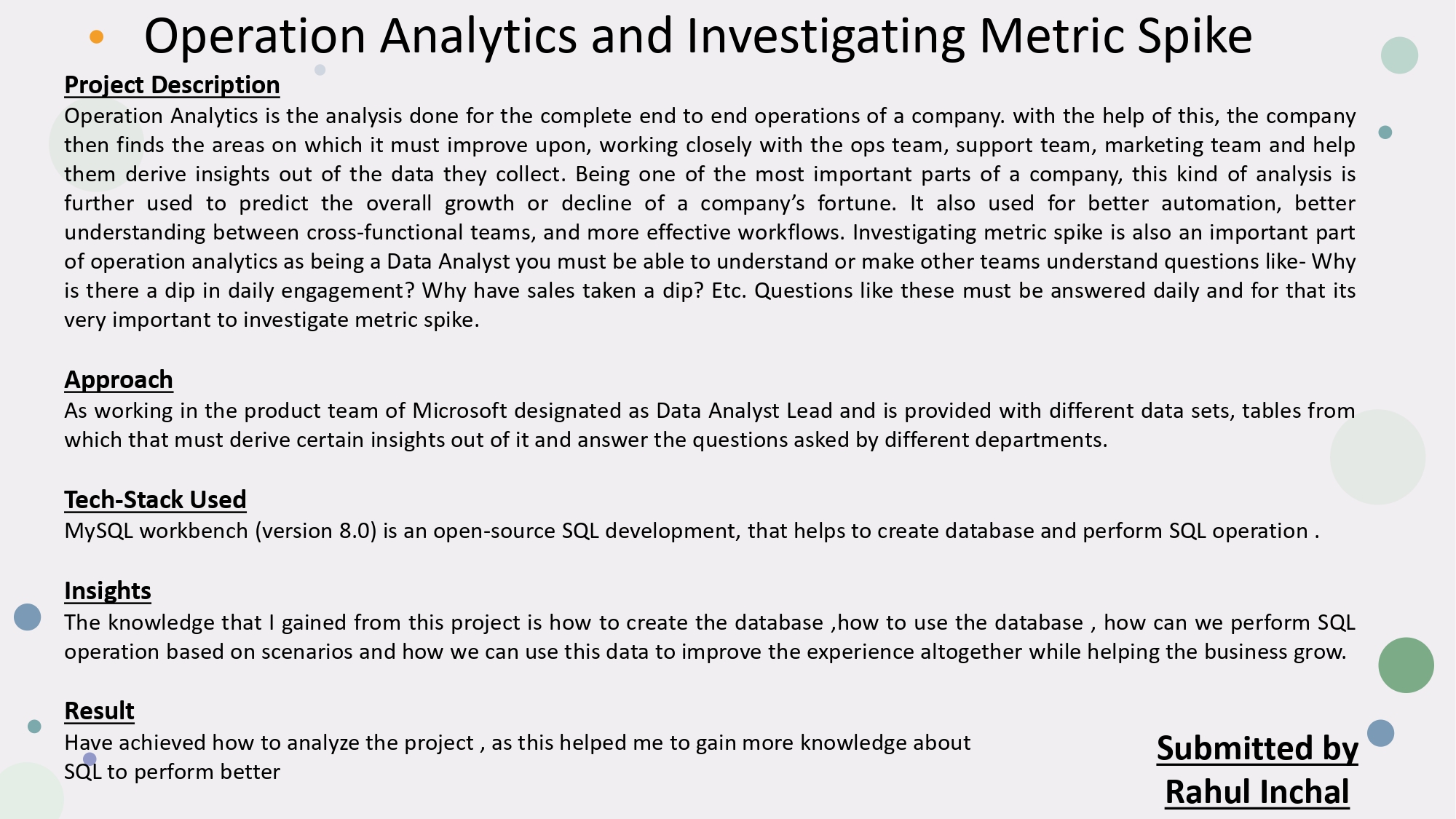GitHub - rahulinchal/Operational-Analytics-and-investigation-metric ...