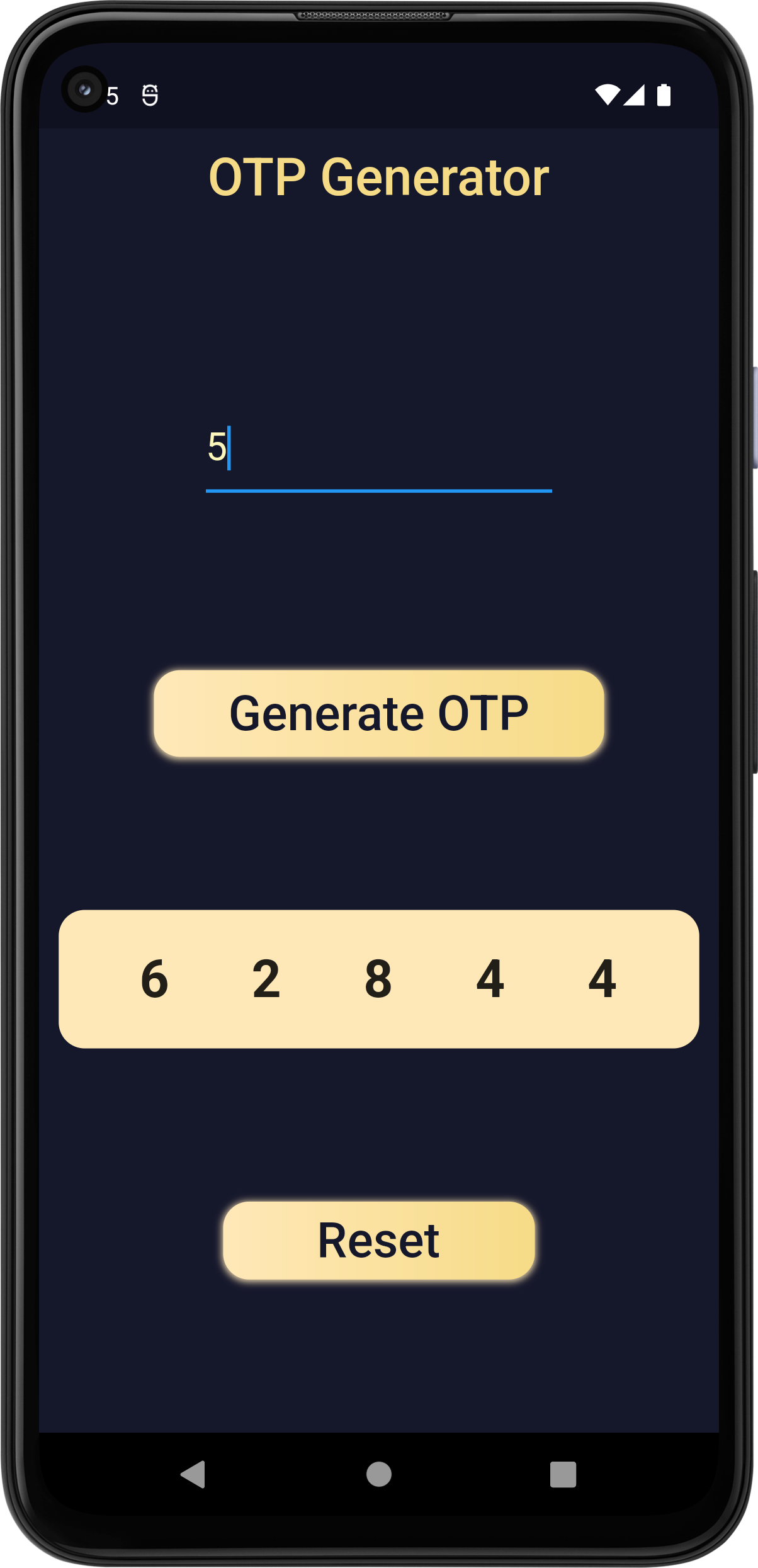 GitHub - ParthShiyani/OTP_Generator-