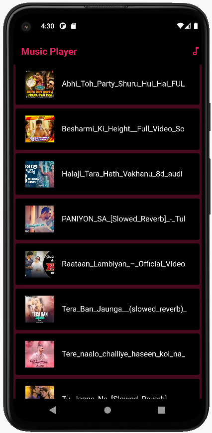 GitHub - ParthShiyani/Music-Player