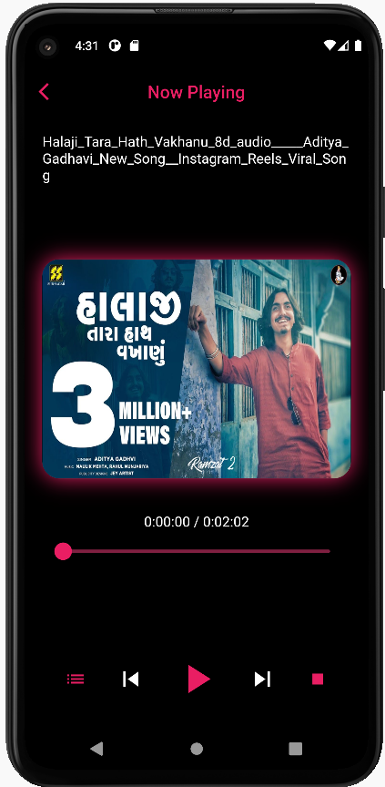 GitHub - ParthShiyani/Music-Player