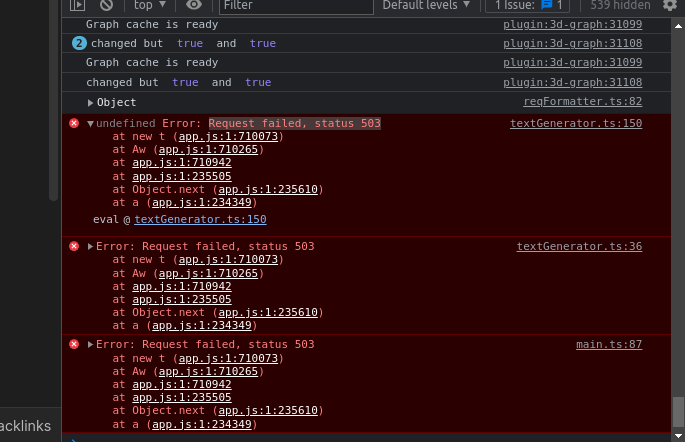 Request Failed Status 503 · Issue 80 · Nhaouari Obsidian Textgenerator Plugin · Github