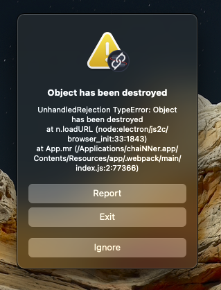 Alpha 0.11.2 on MacOS 11.6 · Issue #778 · chaiNNer-org/chaiNNer · GitHub