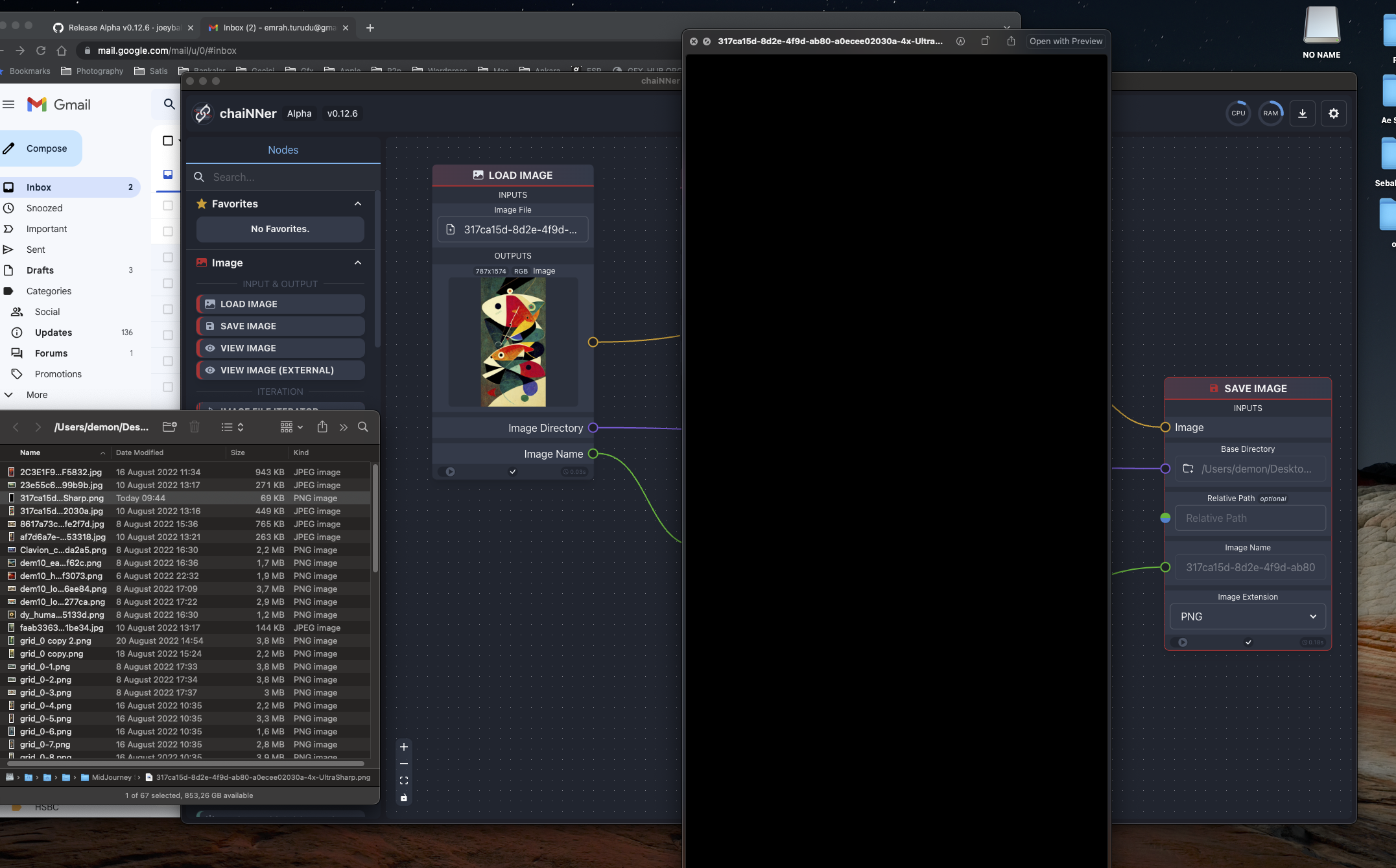 0.11.5 on macos Big Sur 11.6 · Issue #861 · chaiNNer-org/chaiNNer · GitHub