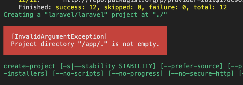 kool create does not accept . (current working directory) · Issue #203 · kool-dev/kool · GitHub