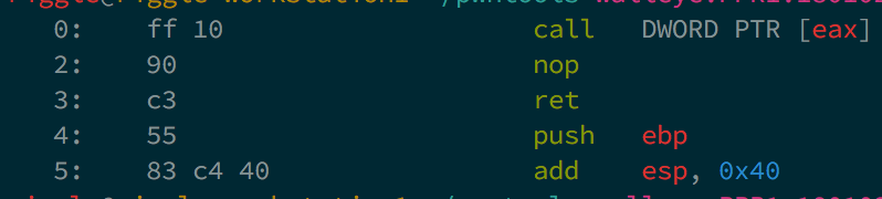 Disassemble command highlight/color · Issue #370 · pwndbg/pwndbg · GitHub