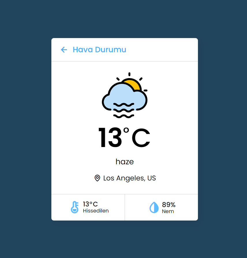 GitHub - AbdulkadirAydemir/Weather-App: Hava Durumu Uygulaması
