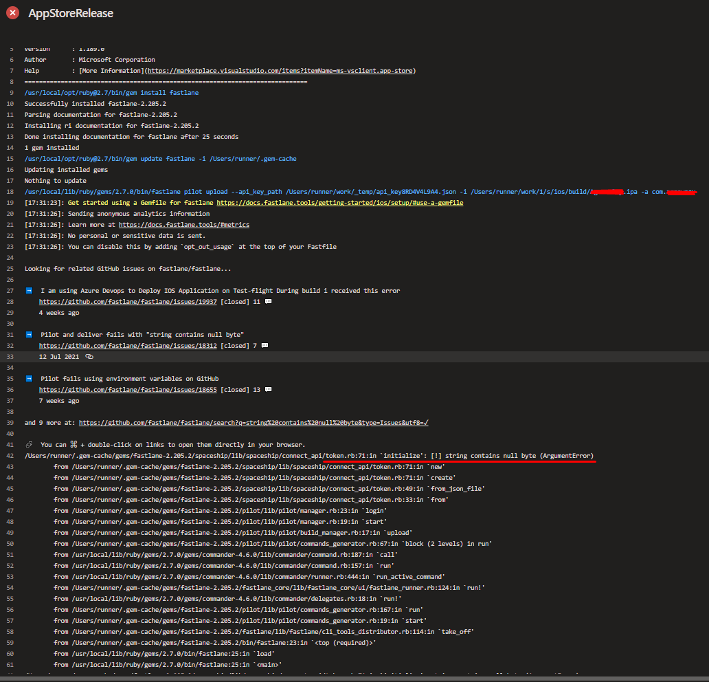 Azure Devops to Deploy IOS Application on Test-flight · fastlane ...