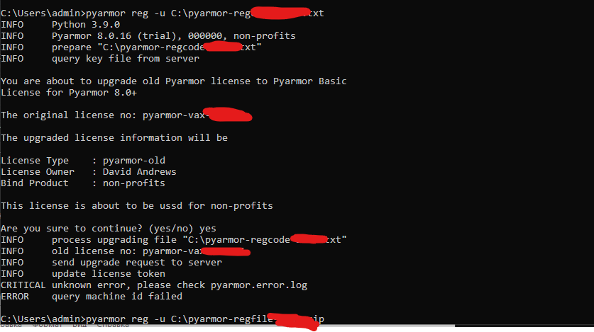 [BUG] No module named 'pyarmor.cli.ruler' · Issue #996 · dashingsoft/pyarmor · GitHub