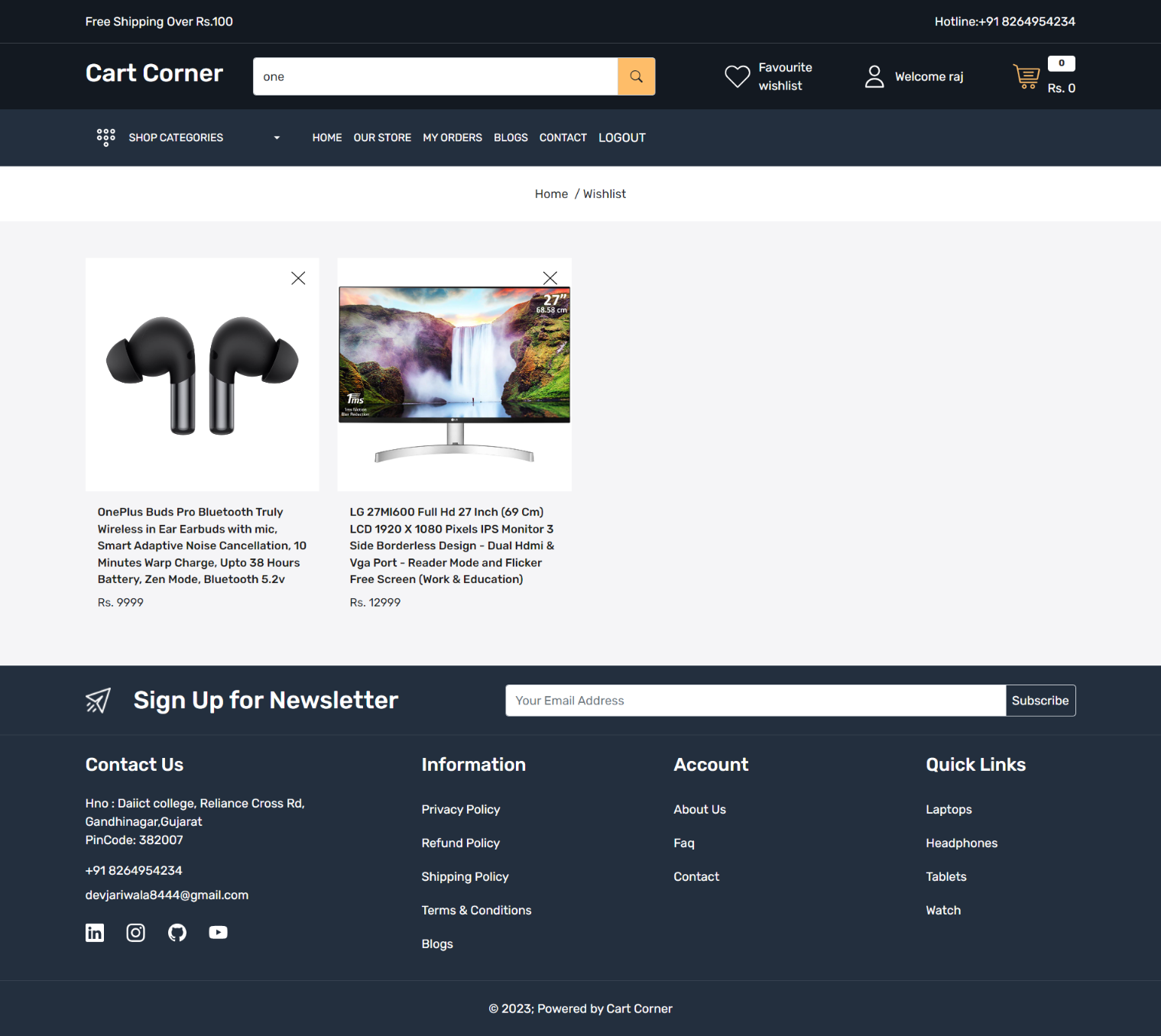 GitHub - DevJariwala5/Full_MERN_Stack_Ecommerce_Project: Developed a ...