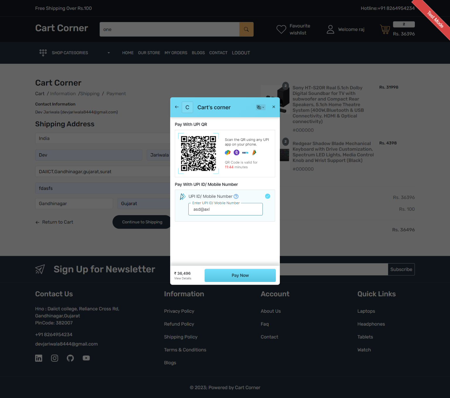 GitHub - DevJariwala5/Full_MERN_Stack_Ecommerce_Project: Developed a ...