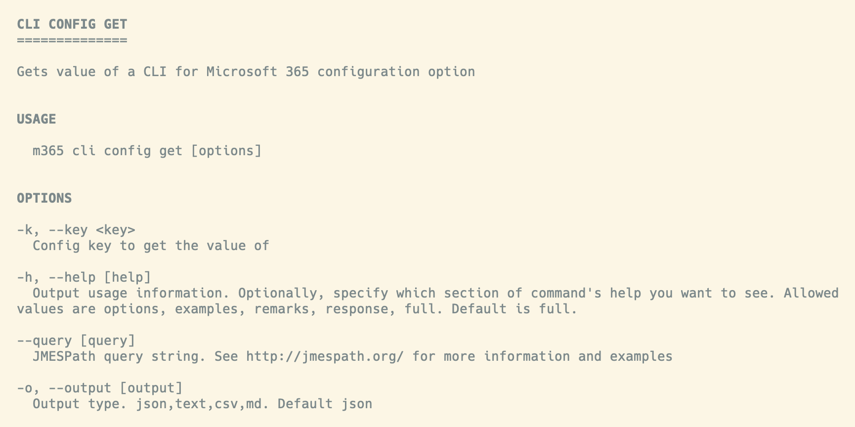 Help formatting in terminal · Issue #4529 · pnp/cli-microsoft365 · GitHub