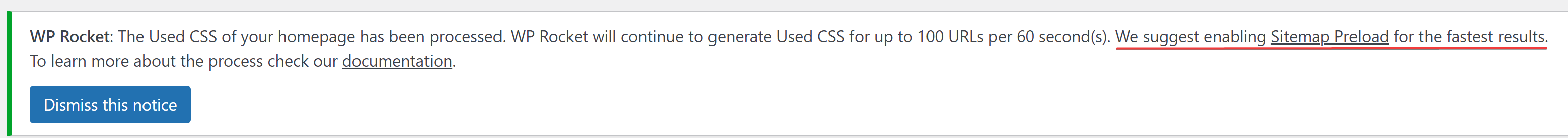 Change the message on used CSS generation confirmation to match with new preload · Issue #5383 ...