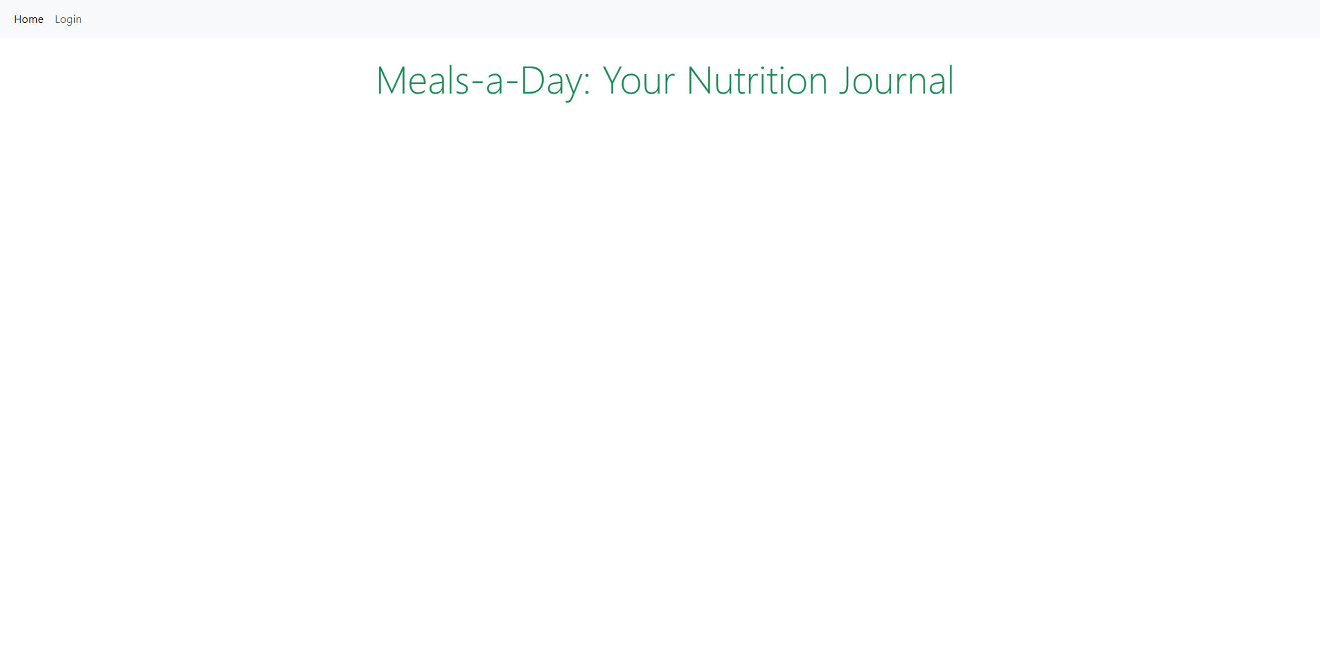 GitHub - JustGritJordan/nutrition-journal: Users can log in and record the food they ate during ...