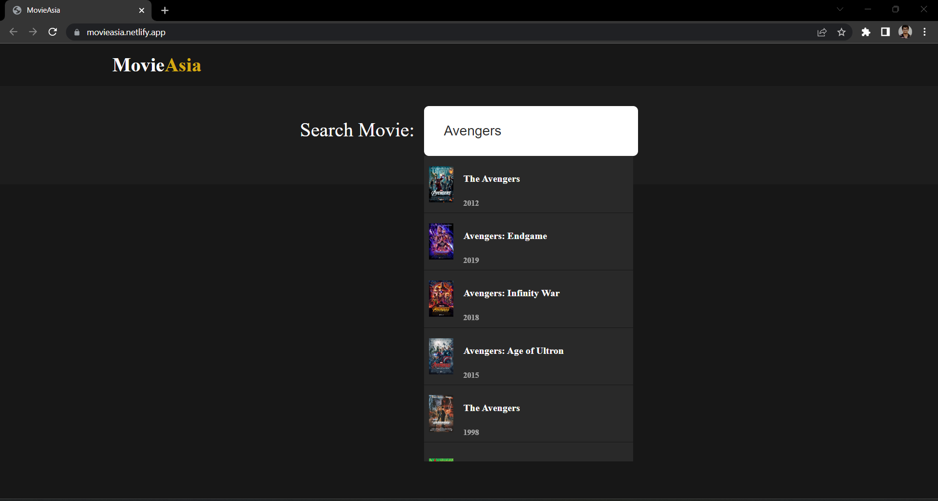 Github Harver2001 Movie App Movie App Using Omdb Api