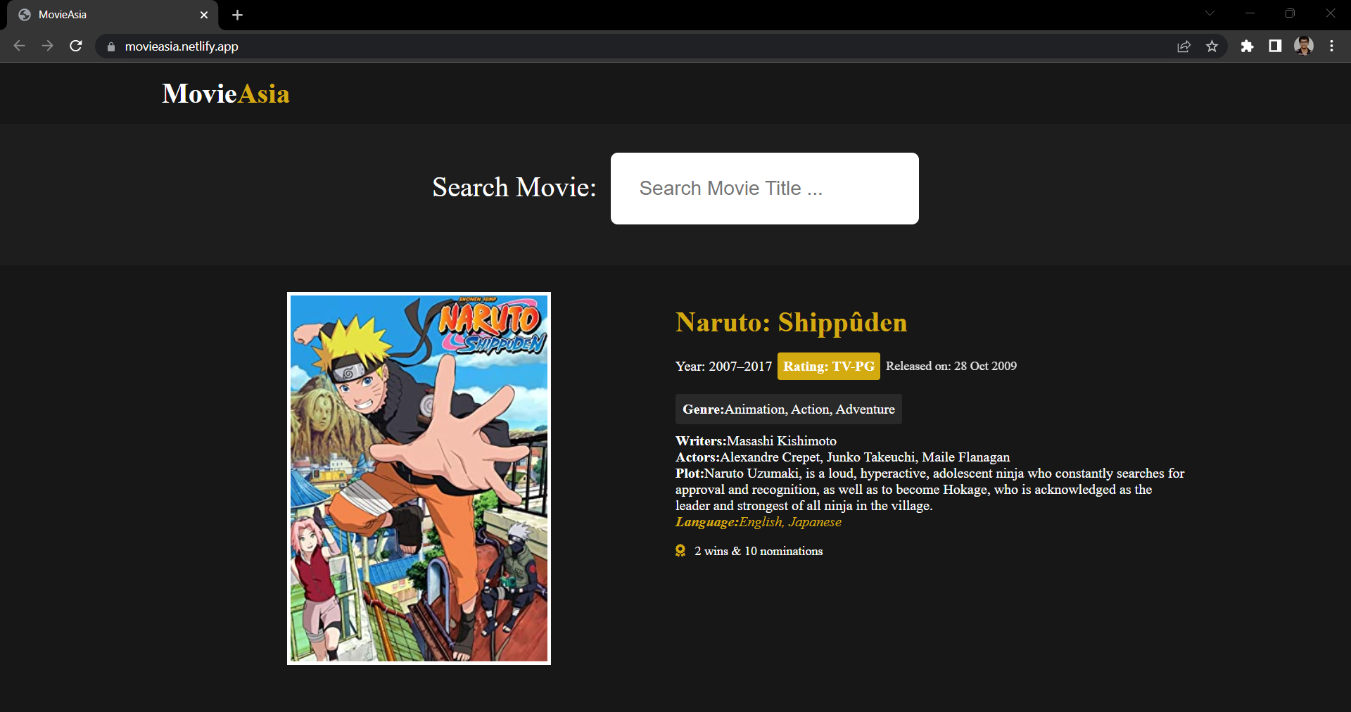 Github Harver2001 Movie App Movie App Using Omdb Api