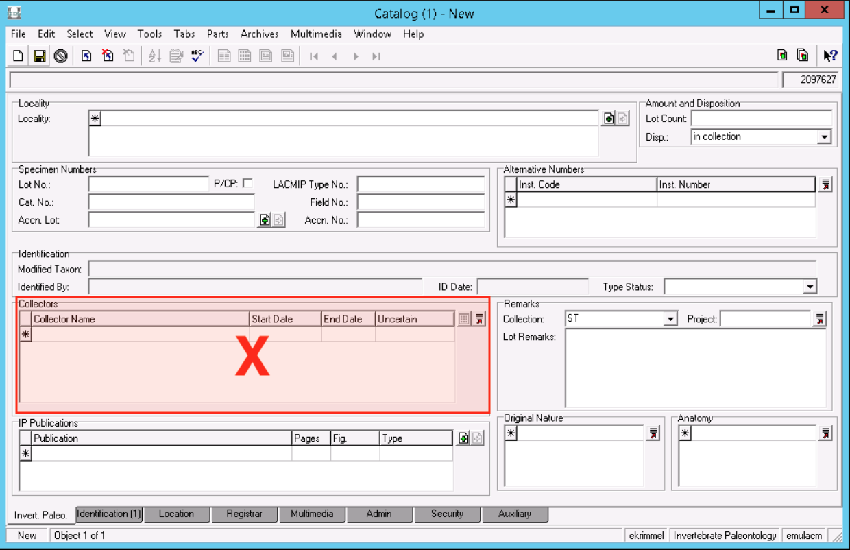 move collector and collecting data to Sites · Issue #22 · LACMIP/emu ...