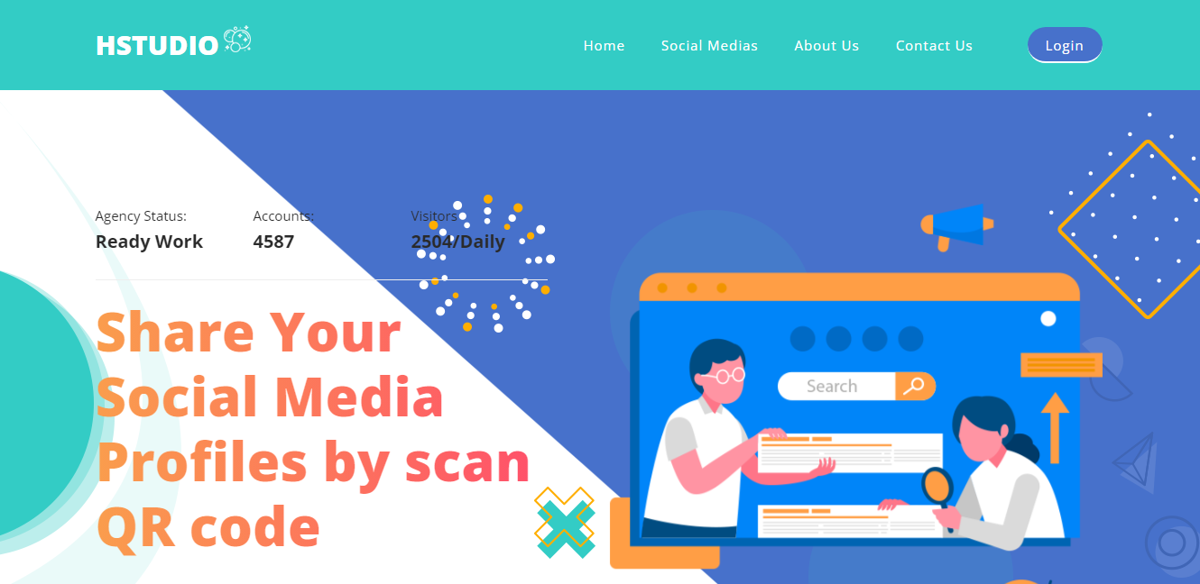GitHub - hsmyv/Laravel-MMCard: Publish social medias profiles by Scan ...