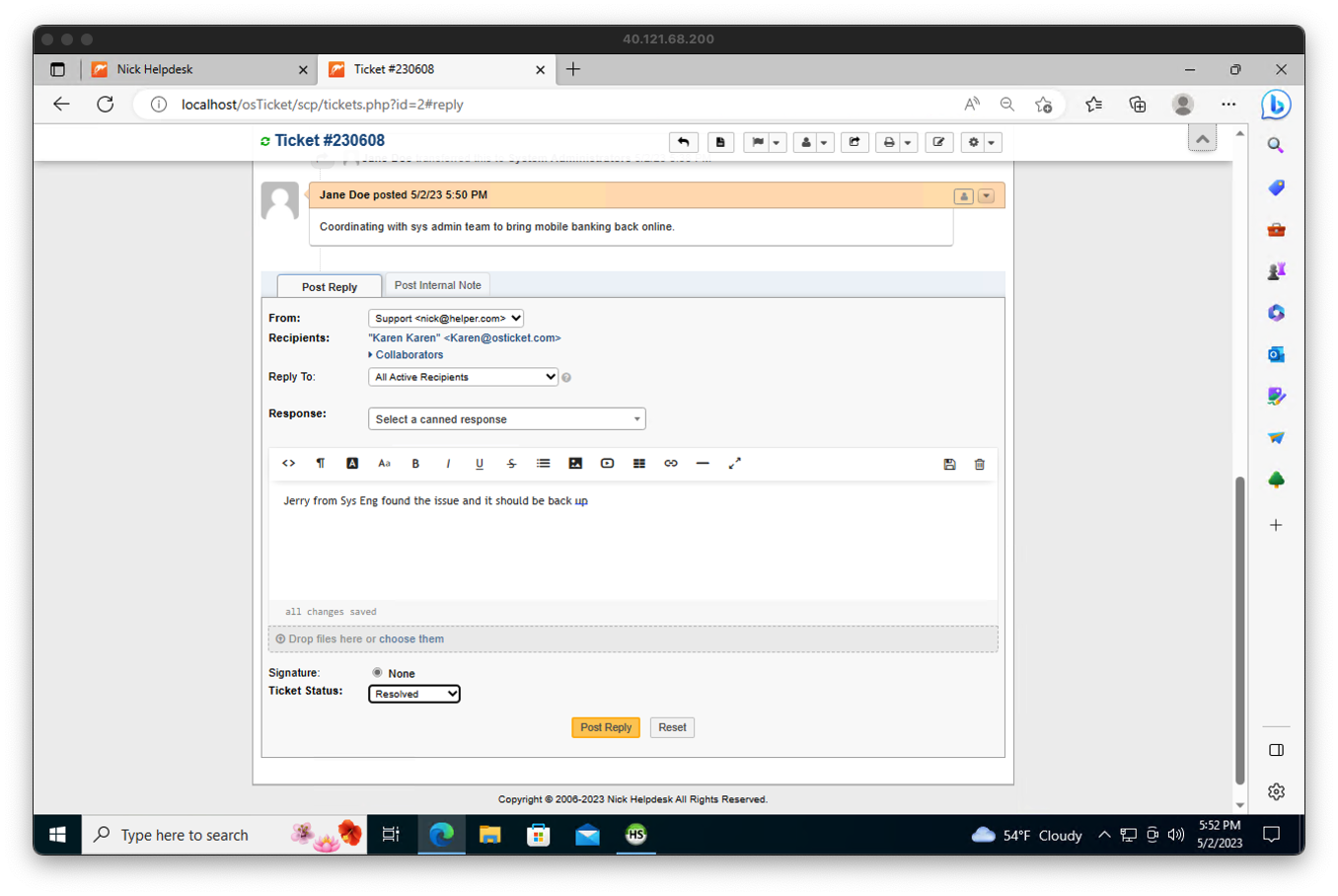 GitHub - NGRASS3/ticket-lifecycle