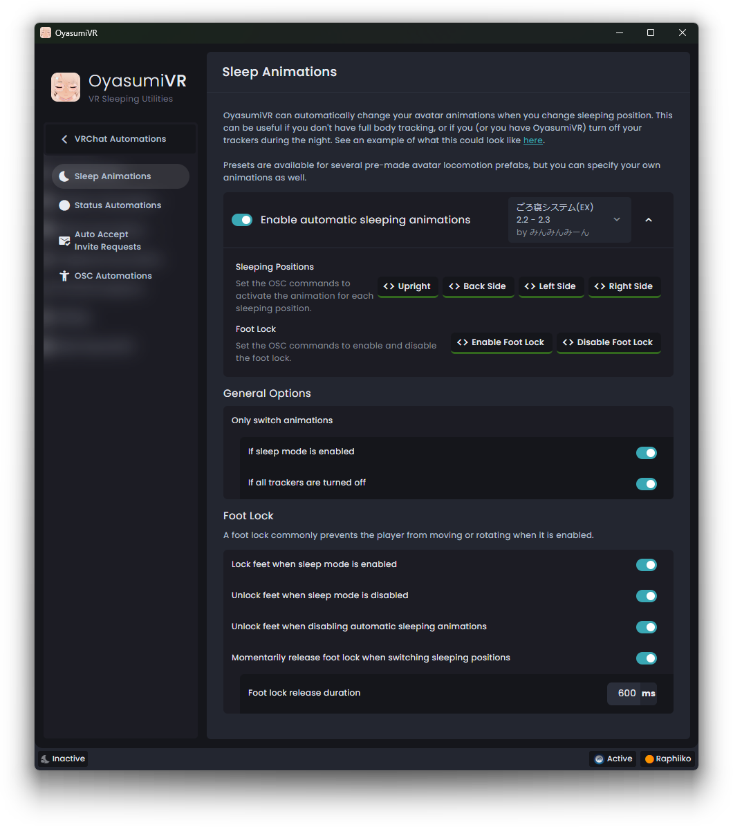 GitHub - Raphiiko/OyasumiVR: 🥽 VR Sleeping Utilities