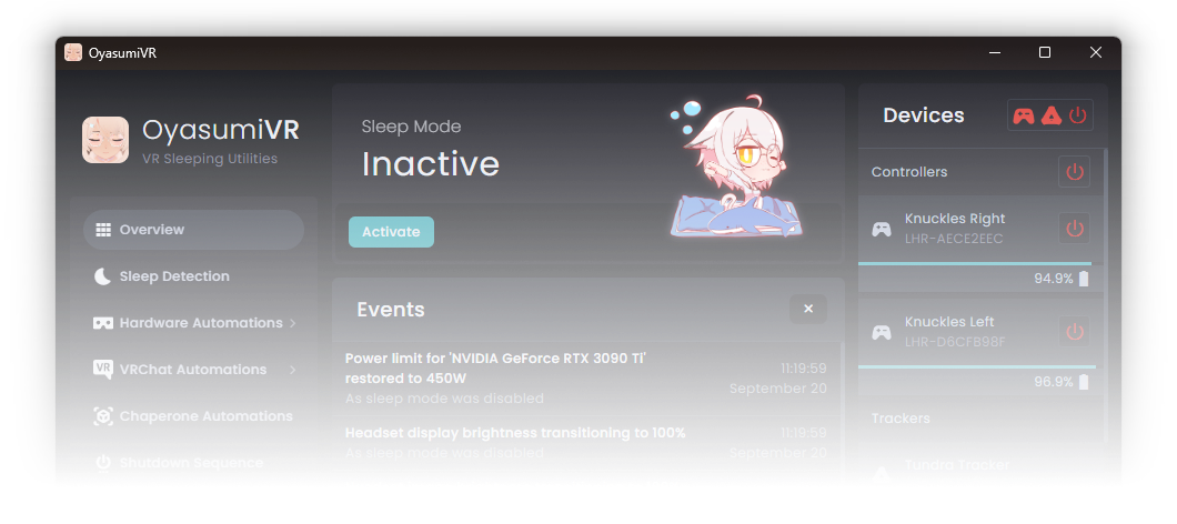 GitHub - XoF-eLtTiL/OyasumiVR_TW: 🥽VR睡眠工具