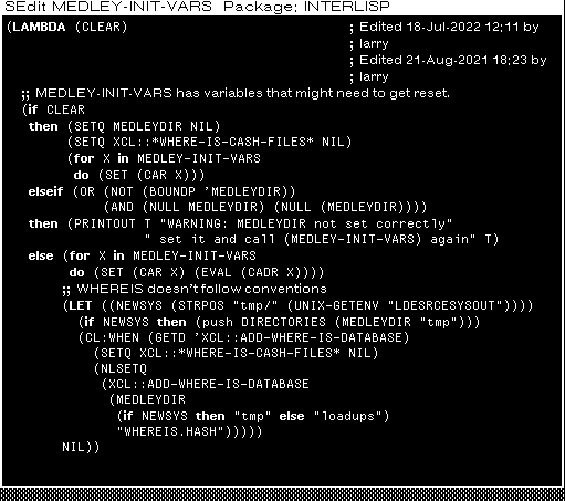 HELPSYS/CLHS.INDEX fails when MEDLEYDIR not writeable (e.g, online or Linux non-dev install ...
