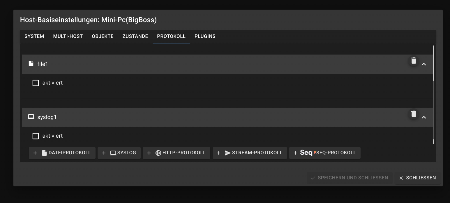 Protokoll, Log Default Settings? · Issue #1673 · ioBroker/ioBroker.admin · GitHub
