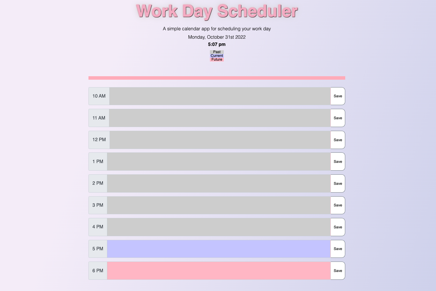 GitHub - dianaanguyen/scheduler: Application displays a scheduler for ...