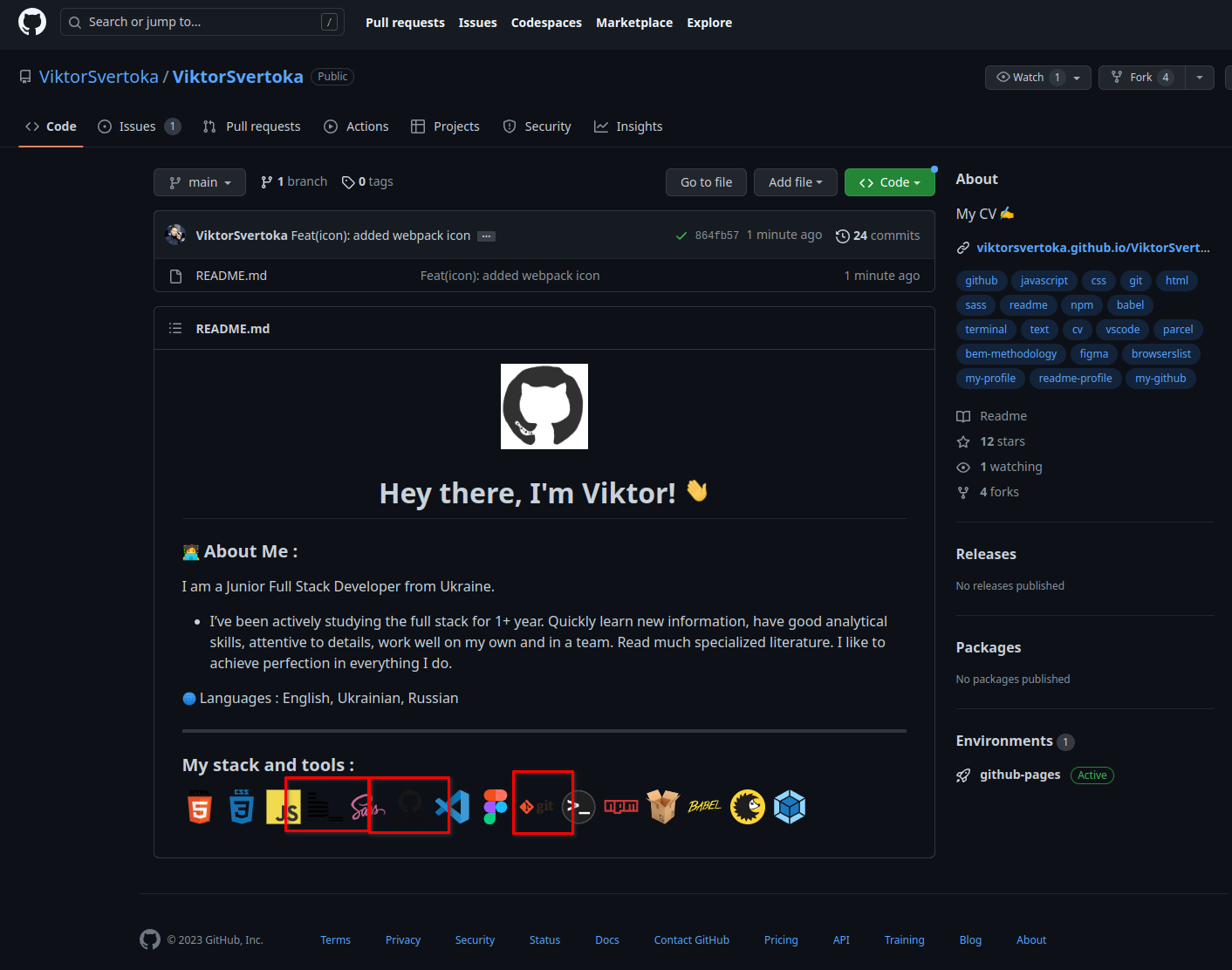 Images broken on website · Issue #1 · ViktorSvertoka/ViktorSvertoka · GitHub