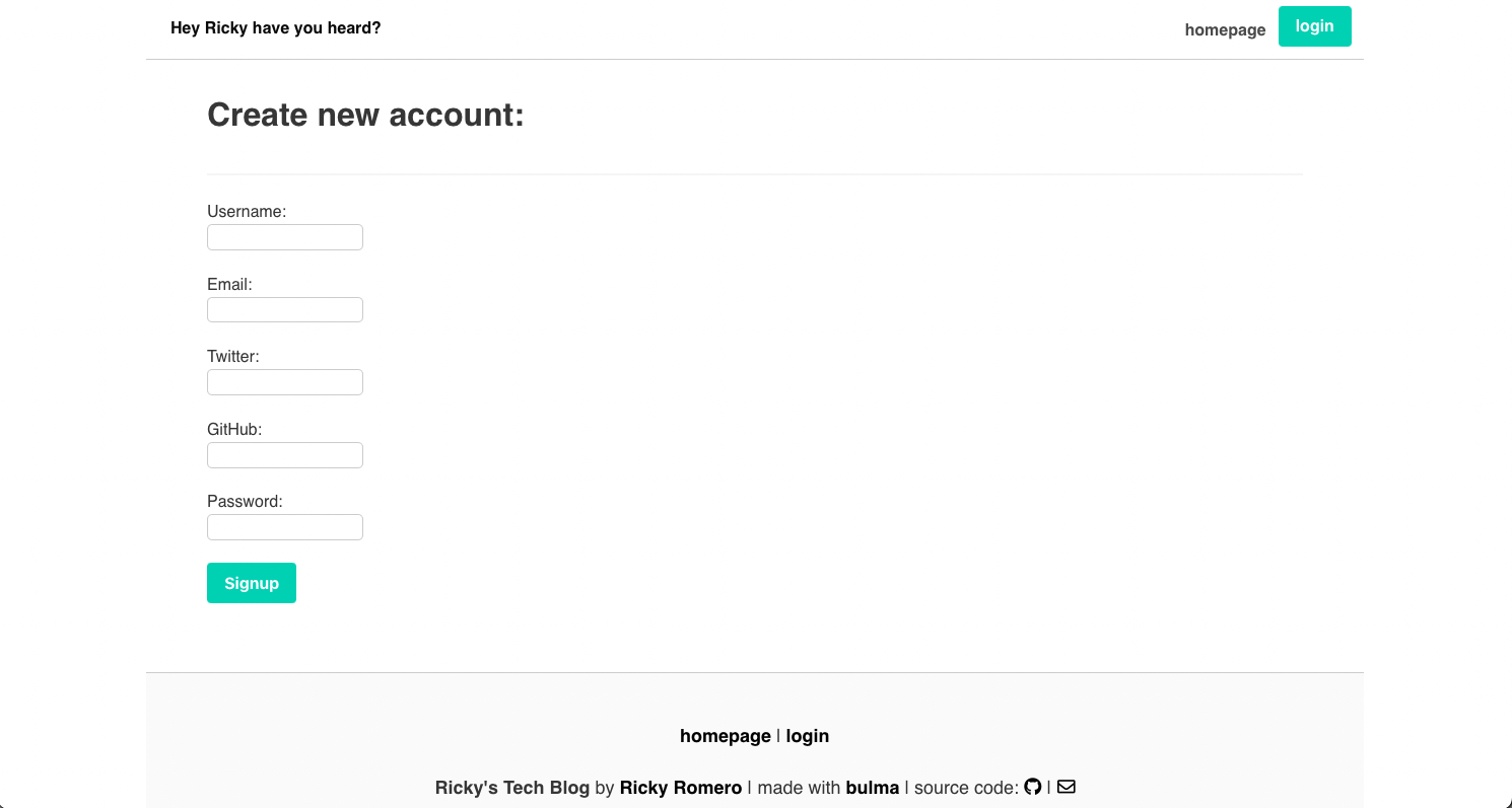 GitHub - ricky-rosay/Model-View-Controller-MVC-Challenge-Tech-Blog: CMS-style blog site similar ...