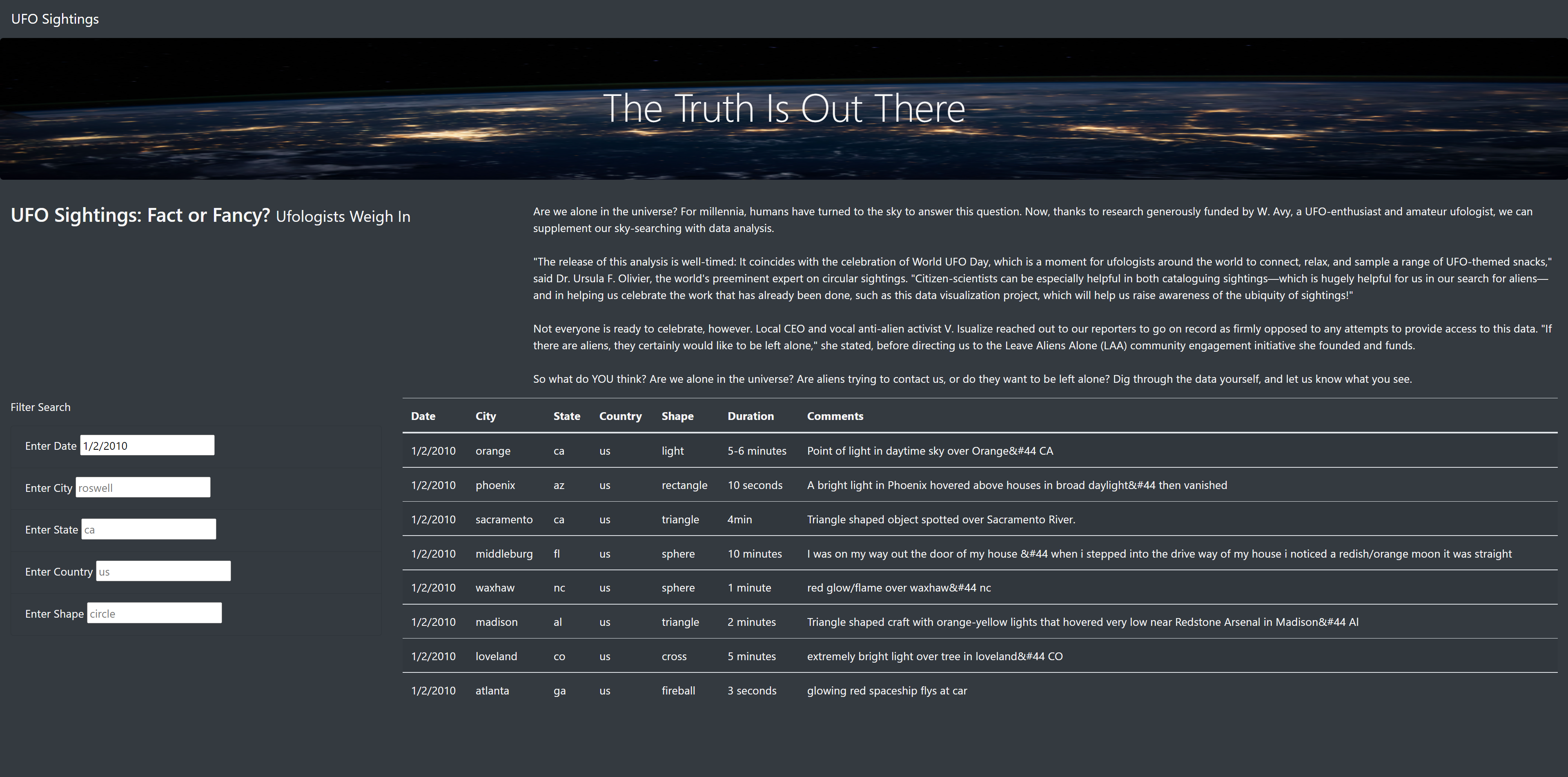 GitHub - Kenner82/UFOs