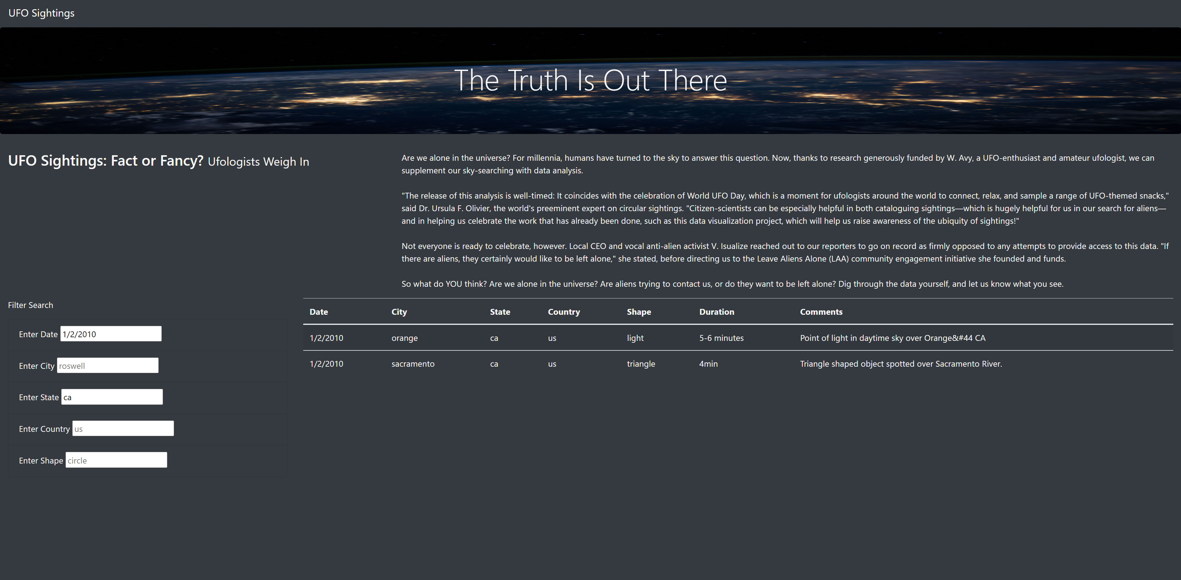 GitHub - Kenner82/UFOs