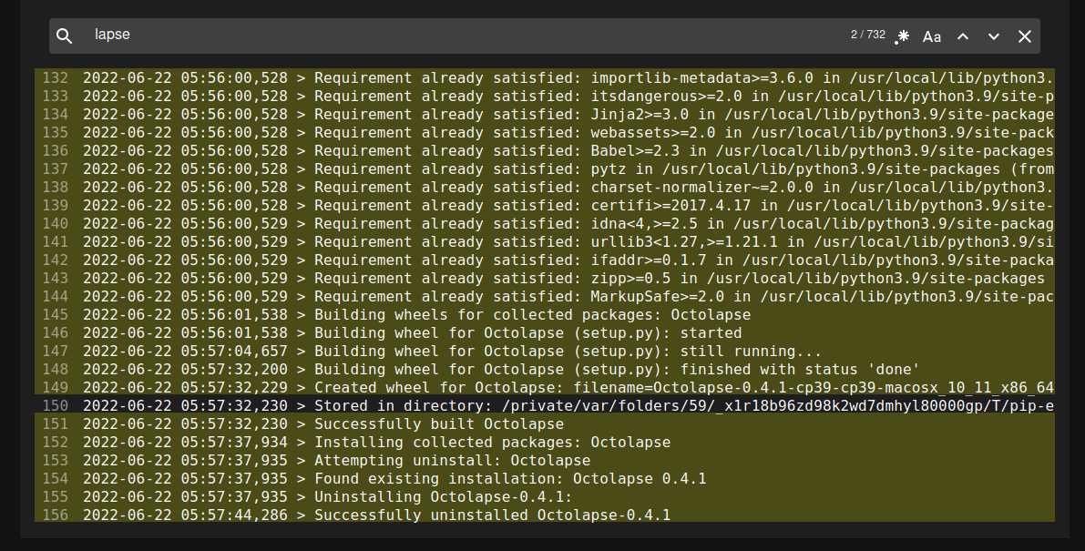 [Bug] Octoprint Bundle Viewer marks only parts of the line · Issue #5 · OctoPrint/bundleviewer ...