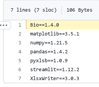 Upgraded requirements and now my streamlit app crashes · Issue #1 · DaanBio/BioTools · GitHub