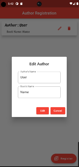 GitHub - RichitPrajapati/Aurthor_Registration_App