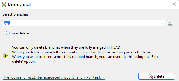 Reduce confirmations when deleting branch · Issue #5771 · gitextensions/gitextensions · GitHub