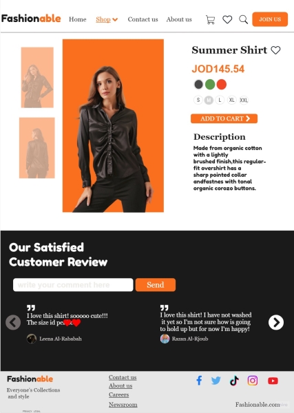 GitHub - Razan-Rjoub/Project1-Wireframe-Mockup: online men's and women's clothes and accessory ...