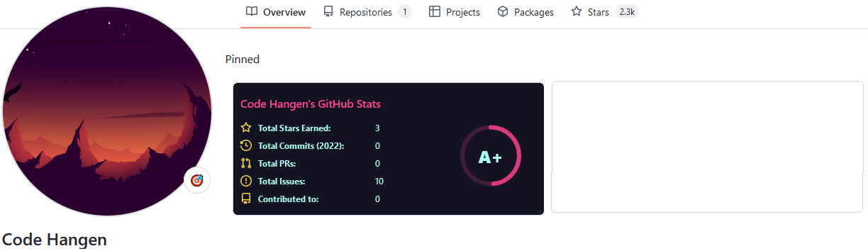 What if Github pins have github-readme-stats internally? · community ...