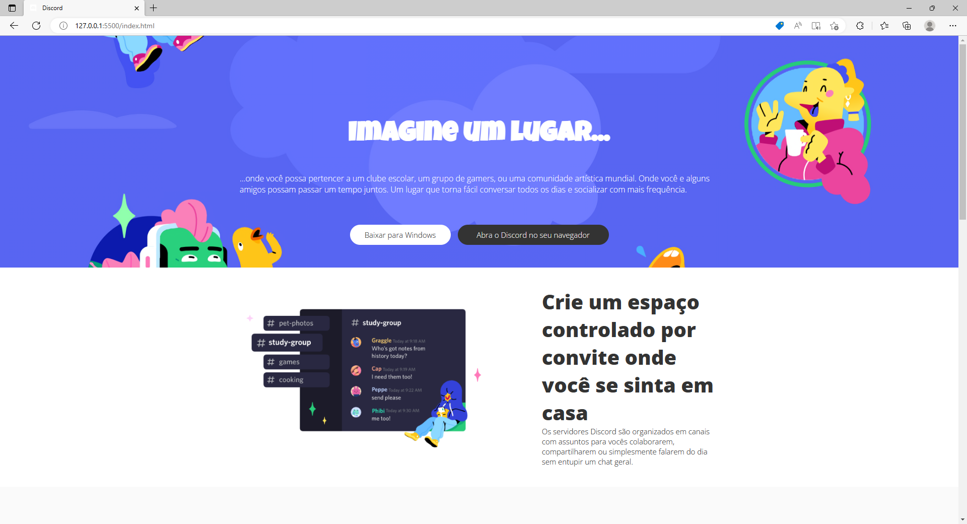 GitHub - Alym62/Discord: Projeto de um site para o Discord.